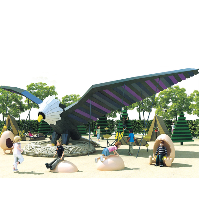 Outdoor Complex Playground Large Eagles Spreading Wings Combination ...